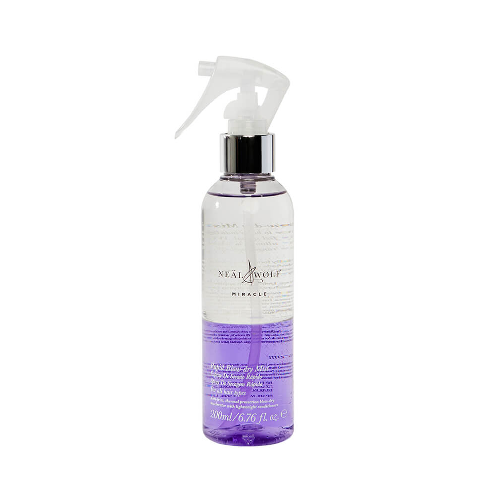 Neal & Wolf MIRACLE Rapid Quick Dry Blow-dry Spray Multi Benefit Mist 200ml
